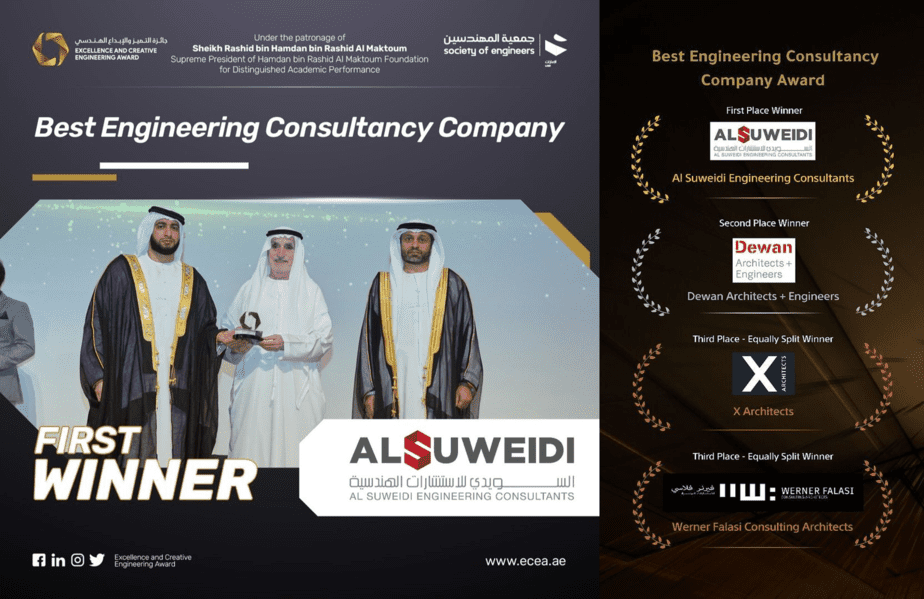 “Best Engineering Consultancy Company” of the year at the Excellence ...